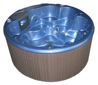 China Hot Spring Large Outdoor 6 Seats Round Whirlpool Acrylic Massage Spa Tubs for Garden for sale