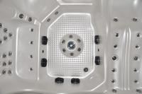 China Shwim Spa Large Outdoor Swim Hot Tub with 4 Seats and 2 Full-Body Lounges Portable for Parties and Relaxation Massage for sale