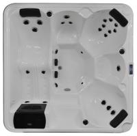 China Whirlpool Spa Balboa Gecko 6 Persons Outdoor Hot Tub Spa Acrylic Fiberglass Square Eco-Friendly Massage Resale for sale
