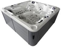 China 7802Xleisure Whirlpool Spa Balboa Gecko 5 Persons Outdoor Hot Tub Acrylic Fiberglass Square European Design for sale