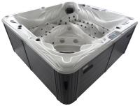 China 7802Xleisure Whirlpool Spa Balboa Gecko 5 Persons Outdoor Hot Tub Acrylic Fiberglass Square European Design for sale