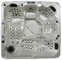 China 7802Xleisure Whirlpool Spa Balboa Gecko 5 Persons Outdoor Hot Tub Acrylic Fiberglass Square European Design for sale