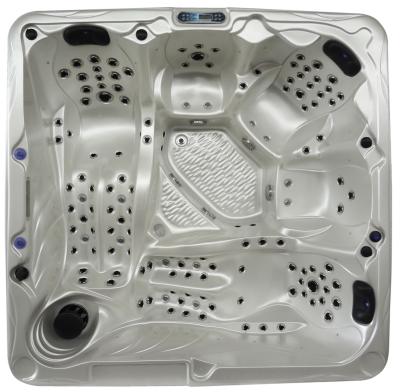 China 7802Xleisure Whirlpool Spa Balboa Gecko 5 Persons Outdoor Hot Tub Acrylic Fiberglass Square European Design for sale