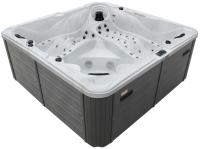 China 7802 Xleisure Whirlpool Spa Balboa  5 Persons Outdoor Swim Spa Acrylic Square European Design Massage for sale