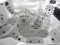 China 7803 High Jet Count Luxury Outdoor Spa Tub 6 Person Acrylic Hydro Massage Hot Tub Balboa System for sale