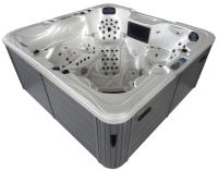 China 7803 High Jet Count Luxury Outdoor Spa Tub 6 Person Acrylic Hydro Massage Hot Tub Balboa System for sale