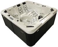 China Xleisure 7803s 6 Persons Outdoor Acrylic Spa Swim Hot Tub with Balboa System Modern European Design Freestanding for sale
