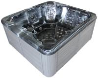 China 7803s High Jet Count Family Hydro Massage Hot Tub Square Freestanding Acrylic Outdoor Spa Tub for sale