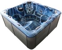 China 7803s High Jet Count Family Hydro Massage Hot Tub Square Freestanding Acrylic Outdoor Spa Tub for sale