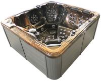 China 7803s High Jet Count Family Hydro Massage Hot Tub Square Freestanding Acrylic Outdoor Spa Tub for sale