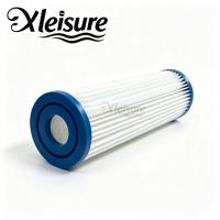 China Outdoor Pool Spa Filter High Efficiency Filtration Fabric Blue End Caps Fits Unicel 20 Micron Ice Tub Filter Cold Plunge Filter for sale