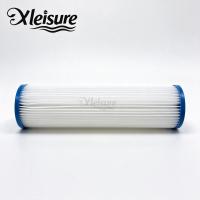 China Outdoor Pool Spa Filter High Efficiency Filtration Fabric Blue End Caps Fits Unicel 20 Micron Ice Tub Filter Cold Plunge Filter for sale
