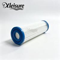 China Outdoor Pool Spa Filter High Efficiency Filtration Fabric Blue End Caps Fits Unicel 20 Micron Ice Tub Filter Cold Plunge Filter for sale