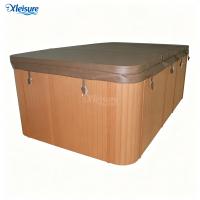 China Dark Brown Modern Eco-Friendly Rectangle Spa Hot Tub Cover Waterproof for sale