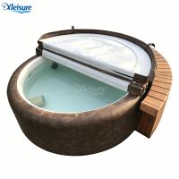 China Factory Custom Round Soft Hot Tub Insulated Cover Dustproof Waterproof Thermal Spa Lid for Portable Inflatable Massage Bathtub for sale
