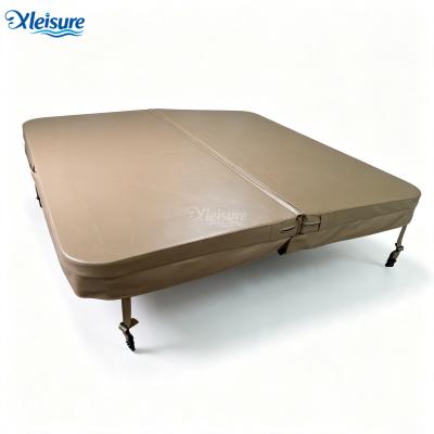 China Outdoor Spa Hot Tub Hard Cover Waterproof Insulated Safety Cover for Garden Jacuzzi Bathtub for sale