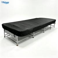 China ODM Rectangular Bathtub Roll Cover PU Leather Waterproof Thermal Insulation Folding Spa Hot Tub Dust Cover for sale