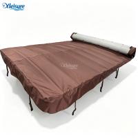 China Wholesale Rolling Swim Spa Cover Customized Anti-UV Waterproof Thermal Roll-up Swim Spa Hot Tub Cover for Outdoor Use OEM for sale