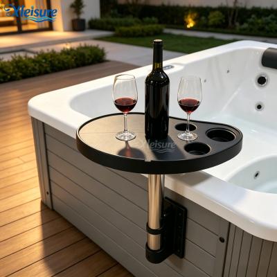 China Cabinet-Mount Spa Hot Tub Table Spa Caddy, Adjustable Waterproof Hot Tub Side Table, Outdoor Spa Accessories for Bathtub Pool for sale