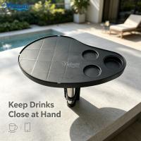 China Cabinet-Mount Spa Hot Tub Table Spa Caddy, Adjustable Waterproof Hot Tub Side Table, Outdoor Spa Accessories for Bathtub Pool for sale