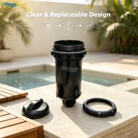 China Top Load Pressure Filter Pressurized Canister Filter for Pool Hot Tub Filter Housing with Replacement Filter Cartridge for sale
