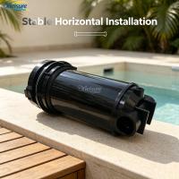 China Top Load Pressure Filter Pressurized Canister Filter for Pool Hot Tub Filter Housing with Replacement Filter Cartridge for sale
