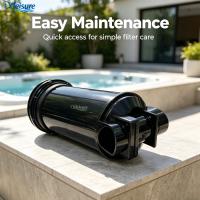 China L-2135 Outdoor Hot Tub Filter Housing Spa Cartridge Filter Canister OEM Manufacturer Skim Filter Swim Top Load Pressure for sale