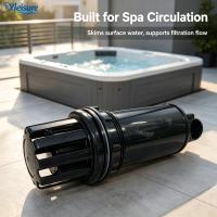China L-2125A ABS Material Hot Tub Spa Skimmer Water Surface Filter Basket Debris Collector Replacement for Spa Pool Factory for sale