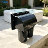 China L2112 Dual Tank Square Grille ABS Spa Filter 20-50L Outdoor Hot Tub Water Filtration System Pool Factory Direct Supply for sale