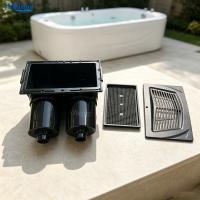 China L2112 Dual Tank Square Grille ABS Spa Filter 20-50L Outdoor Hot Tub Water Filtration System Pool Factory Direct Supply for sale