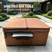 China hot tub spa table with a huge drawer for sale