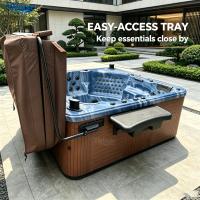 China hot tub spa table with a huge drawer for sale