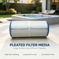 China J-8278 High Efficiency Pleated Filter Cartridge for Swimming Pool & Hot Tub Spa Custom Factory Oem Spa Filter for sale