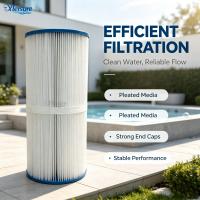China J-8278 High Efficiency Pleated Filter Cartridge for Swimming Pool & Hot Tub Spa Custom Factory Oem Spa Filter for sale