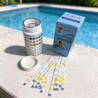 China 7 in 1 Water Test Strips, Hot Tub Spa Bath Tub Water Quality Check Strips, 100 Strips Per Bottle, Accessory for Spa & Bathtub for sale