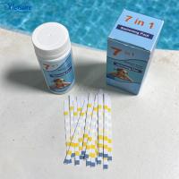 China 7 in 1 Water Test Strips, Hot Tub Spa Bath Tub Water Quality Check Strips, 100 Strips Per Bottle, Accessory for Spa & Bathtub for sale