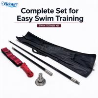 China Factory Wholesale Stationary Swim Tether Pole Adjustable Swimming Pool Static Training System High Quality Support Custom for sale
