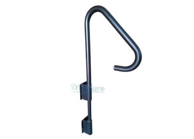 China Black Hot Tub Safety Handrail, Aluminum Spa Side Accessories Cabinet-mount Installation for sale