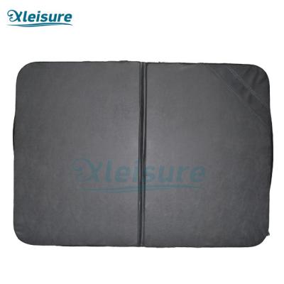 China Durable graphite square spa thermal lid vinyl hot tub spa covers for  spa-builder for sale