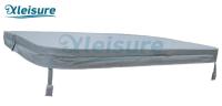 China Light Grey Rectangle Spa Thermal Cover Vinyl Hot Tub Spa Covers For Wooden Hot Tub for sale
