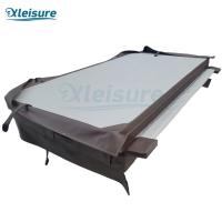 China Coffee Rectangle Spa Insulation Cover Vinyl Hot Tub Spa Covers For Lucite Spa for sale