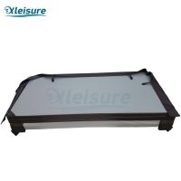 China Coffee Rectangle Spa Insulation Cover Vinyl Hot Tub Spa Covers For Lucite Spa for sale