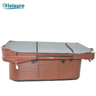 China Spa Thermal Lid UV - Resistant Vinyl Hot Tub Spa Covers For Lucite Spa Coffee Color for sale