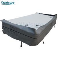 China Customized Acrylic Coleman Spa Cover Lockable Grey Rectangle  Shape for sale