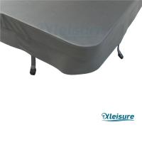 China Customized Acrylic Coleman Spa Cover Lockable Grey Rectangle  Shape for sale