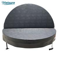 China Outdoor Waterproof Hot Tub Spa Covers For Round Leather Outdoor Whirlpool Tub For Massage Spa for sale