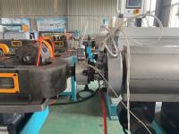 China Plastic PE PVC Single / Double Wall Corrugated Pipe Production Line Extrusion Line for sale