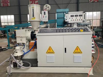China PE PP PVC Flexible Hose Single Wall Corrugated Pipe Extrusion Line for sale