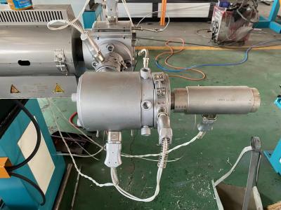China PE PP Corrugated Wire Threading Single Wall Corrugated Pipe Extrusion Line for sale