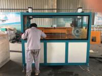 China Siemens Motor 100kg/H Hdpe Pipe Production Line Conical Twin Screw for sale